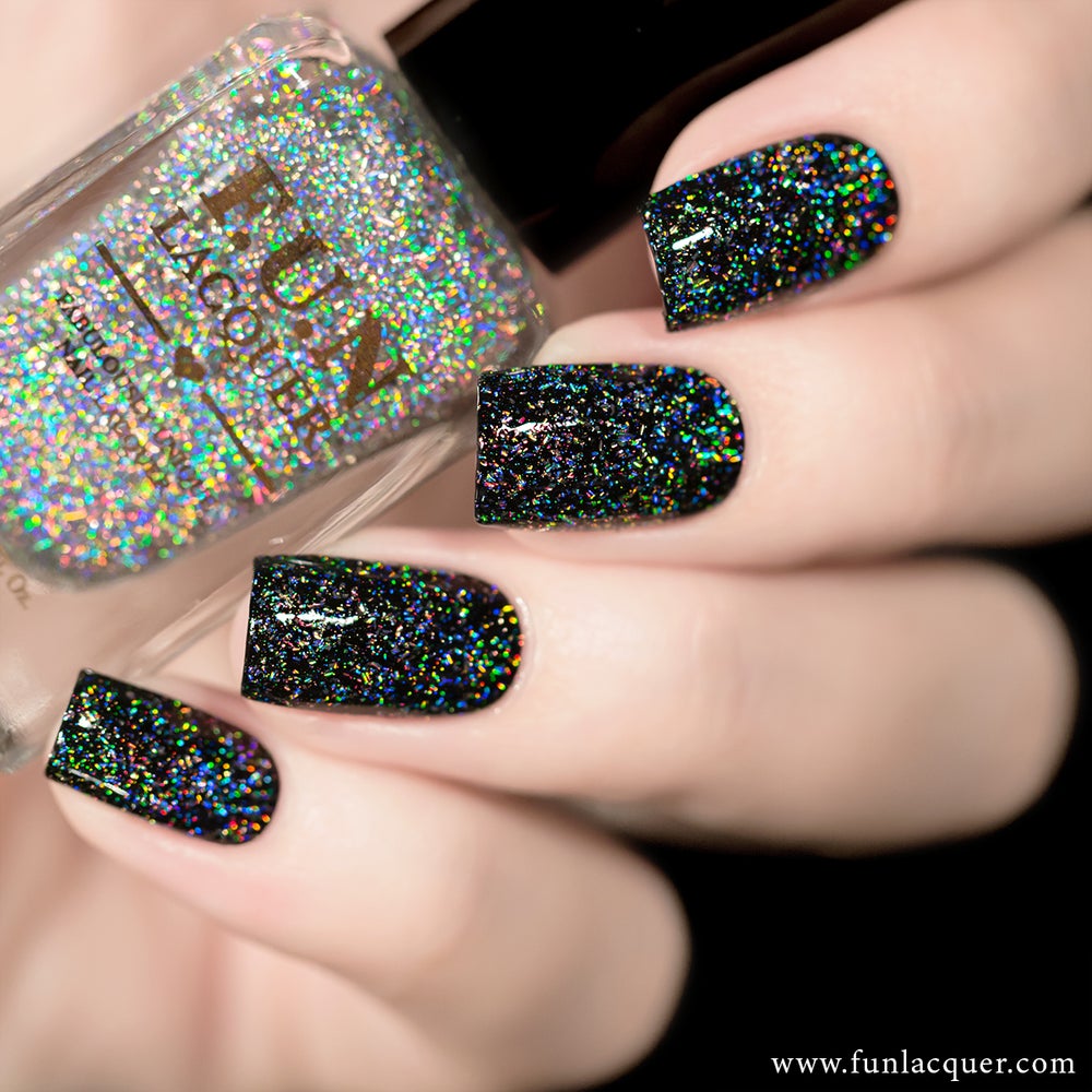 Diamond Flake Holographic Top Coat – F.U.N LACQUER
