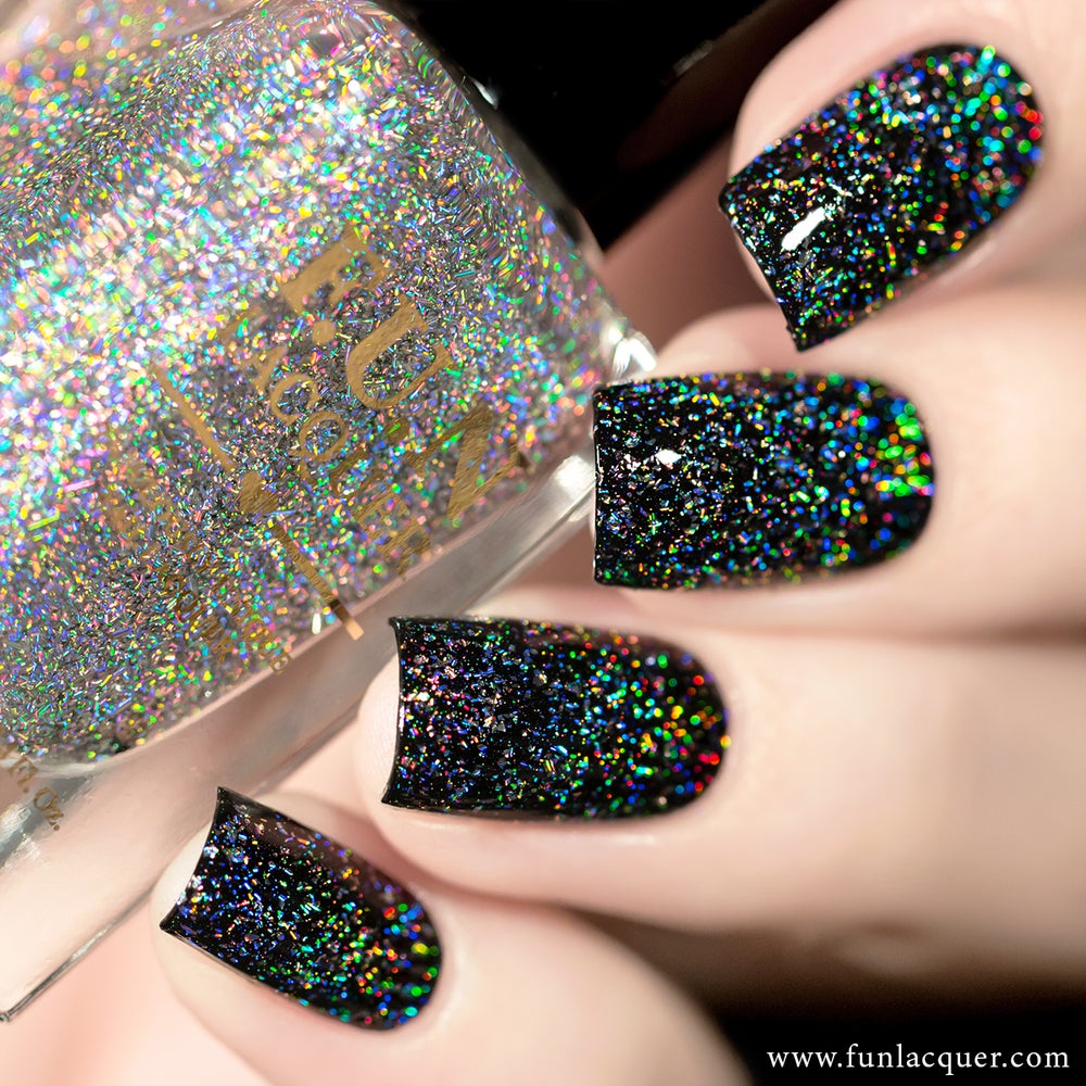 Diamond Flake Holographic Top Coat – F.U.N LACQUER